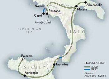 Southern Italy Tours & Trips - 2024-2026 Seasons