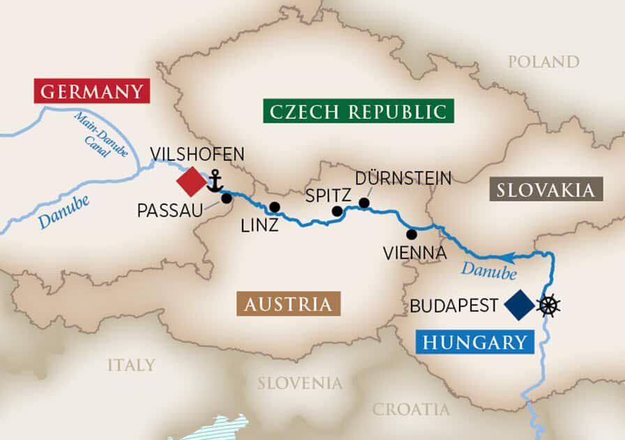 Magna On The Danube - AmaWaterways (7 Night Cruise from Budapest to ...