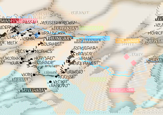 River Cruises Starting In Munich - 2025-2027 Seasons