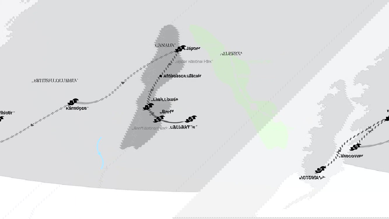 Calgary Stampede - APT (14 Days From Calgary to Victoria)