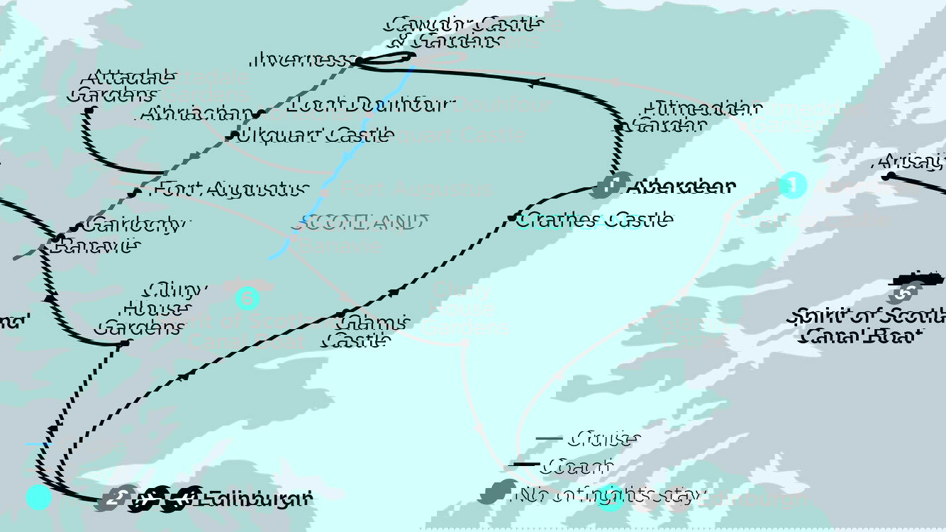 Gardens & Landscapes of the Scottish Highlands by Canal Boat - APT (10 ...