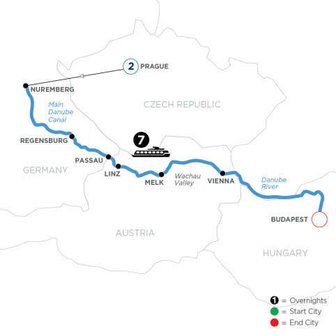 River Cruises from Prague to Budapest | 2026-2027 | Global Journeys