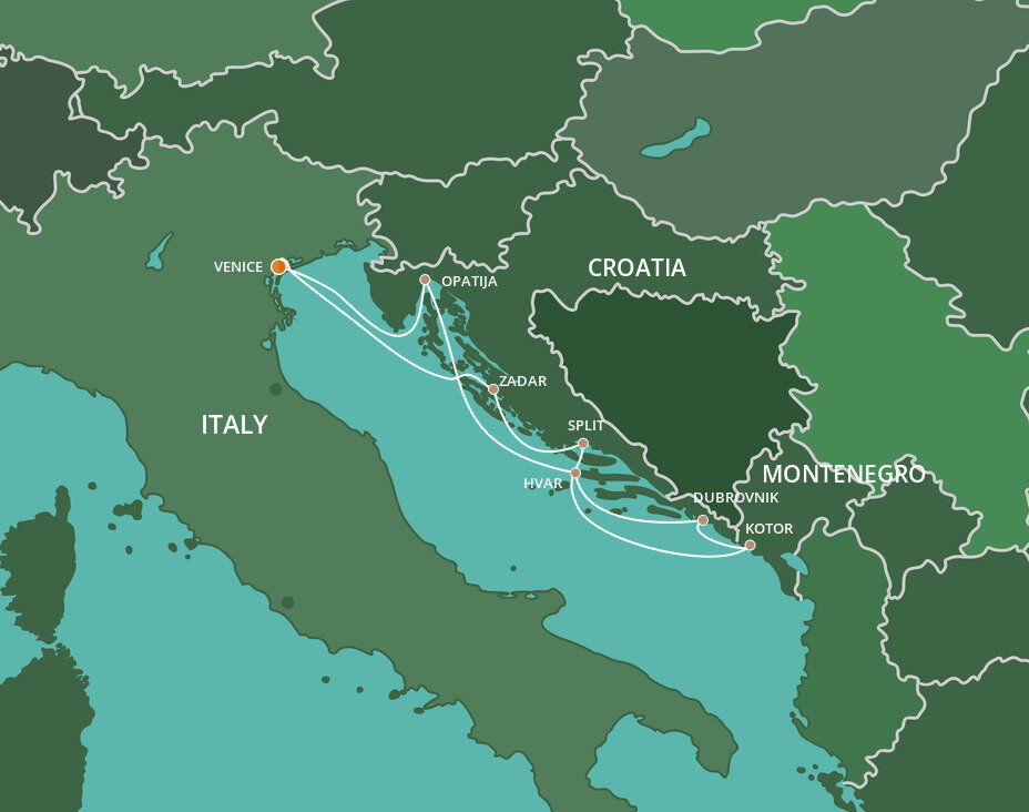 Croatia Intensive Voyage - Azamara (7 Night Roundtrip Cruise from Venice)