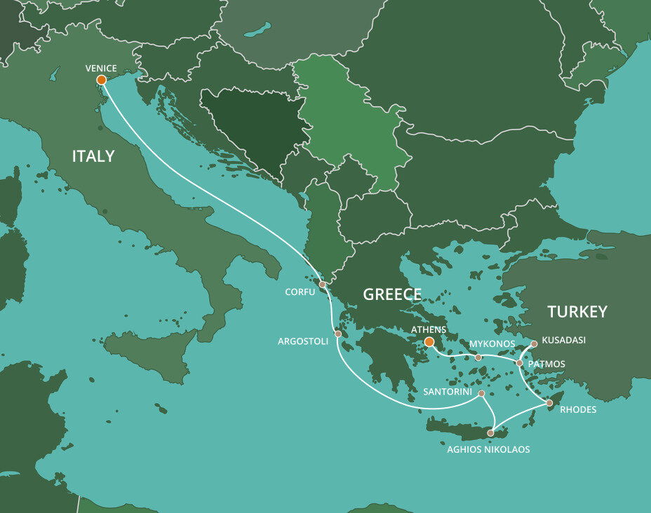 Greece Cruise: Crete, Mykonos & Santorini - Azamara (11 Night Cruise ...