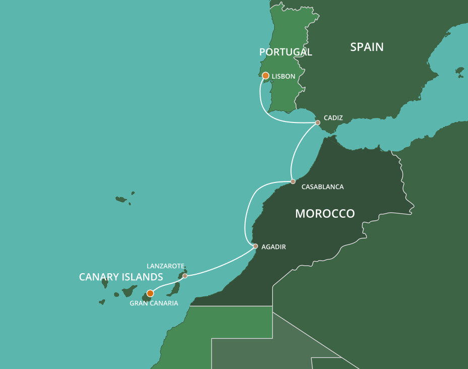 Canary Islands & Morocco Cruise: Lanzarote, Casablanca & Lisbon ...