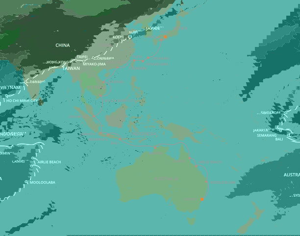 Cruises from Australia to Japan | 2027-2028 | Global Journeys