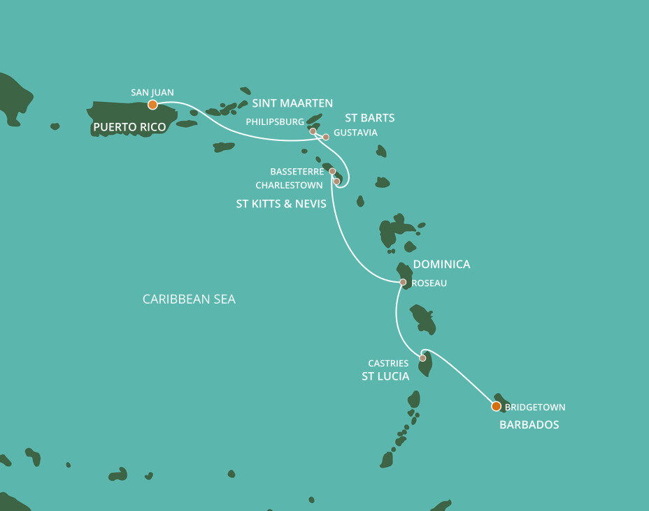Eastern Caribbean Cruise: St. Lucia, Dominica & St. Kitts - Azamara (7 Night Cruise from ...