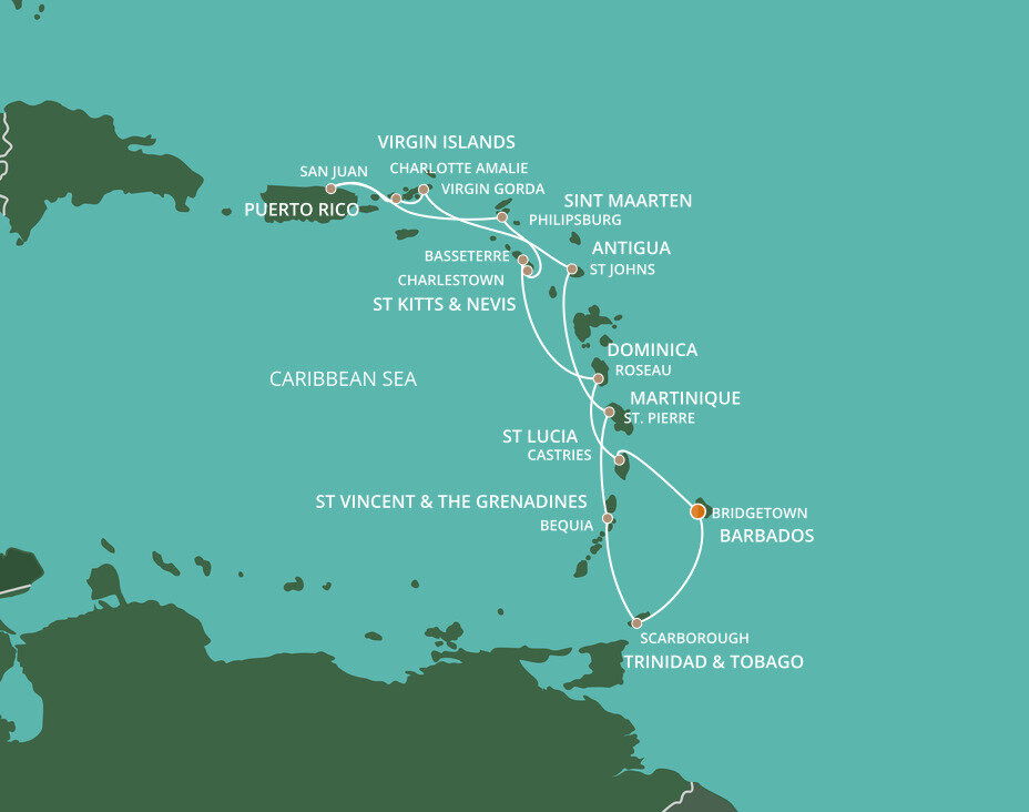 Eastern Caribbean Voyage - Azamara (14 Night Roundtrip Cruise from ...