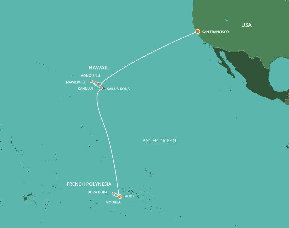 Pacific Islands Cruise: Oahu, Maui & Bora Bora - Azamara (18 Night ...