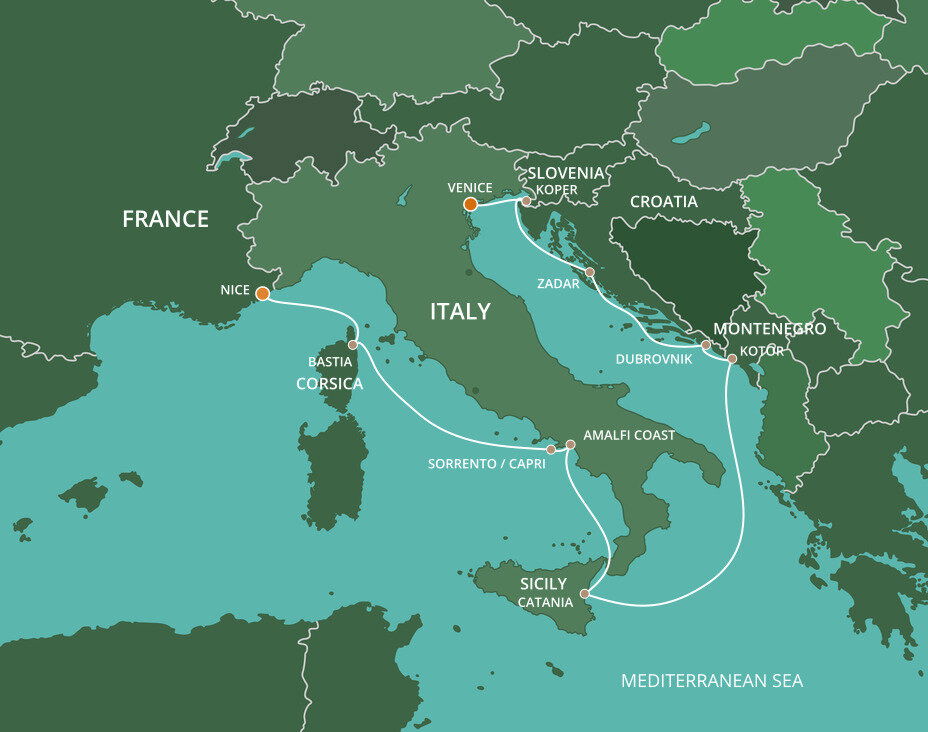 Mediterranean Cruise: Croatia, Italy & France - Azamara (10 Night ...