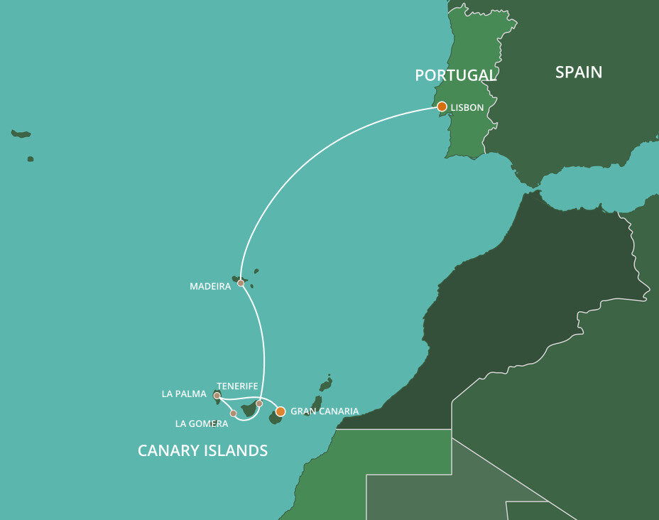 Canary Islands Cruise: Lisbon, Madeira & Tenerife - Azamara (7 Night ...