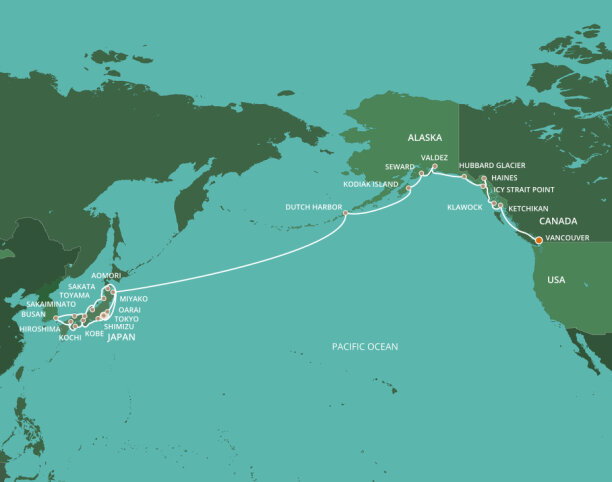 Cruises from Canada to Japan | 2026-2028 | Global Journeys