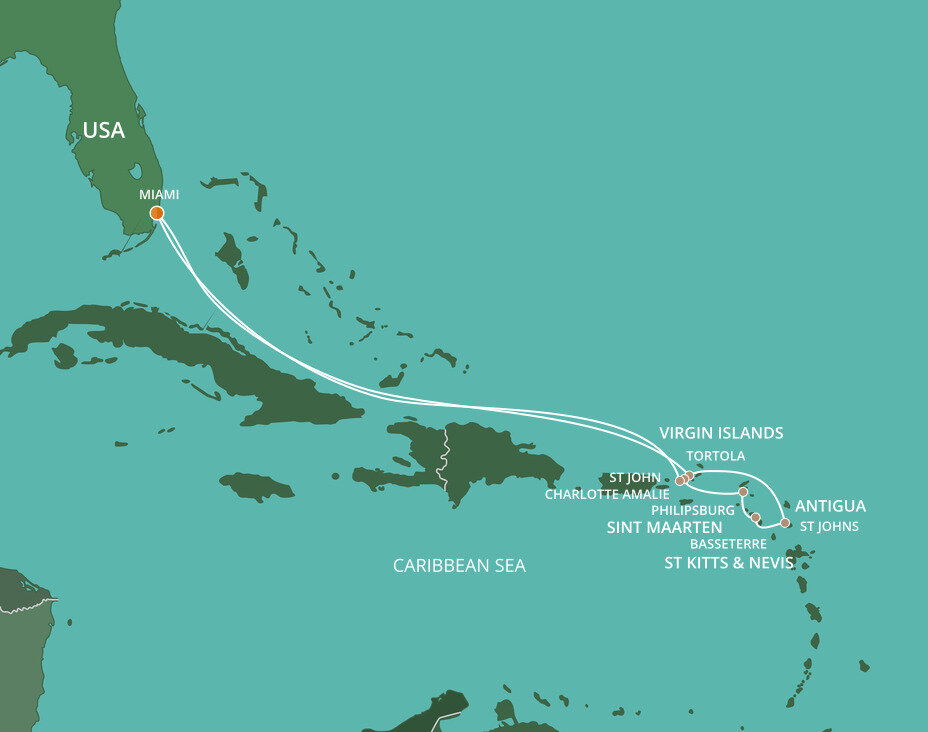 Eastern Caribbean Cruise: St. Thomas, Sint Maarten & British Virgin ...