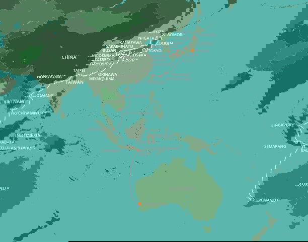 Cruises from Australia to Japan | 2027-2028 | Global Journeys