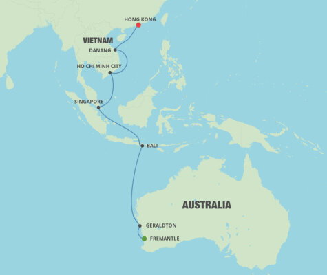 Cruises from Australia to Hong Kong - 2023 & 2024 Seasons