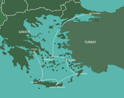 Greek Island Cruises - Azamara - 2024-2026 Seasons