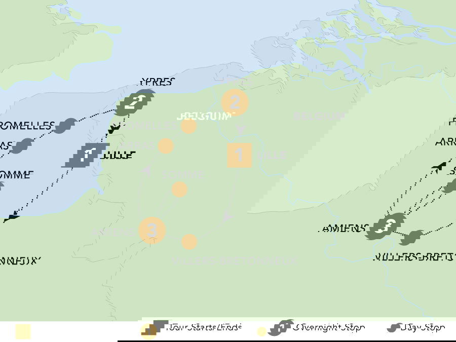 ANZAC on the Western Front: Dawn Service (Southbound) - Blue-Roads (7 ...