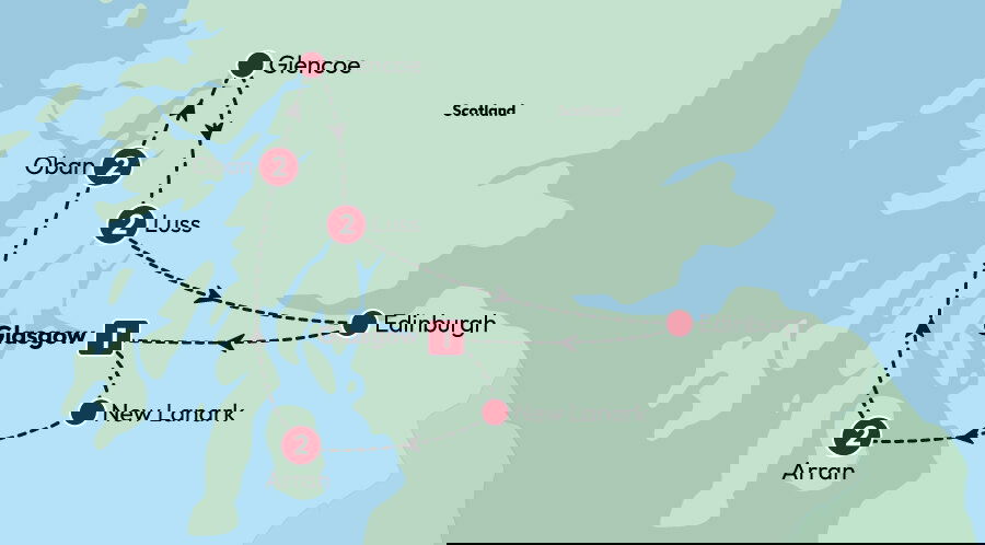 Scotland: Lochs and Landscapes - Blue-Roads (8 Days From Glasgow to ...
