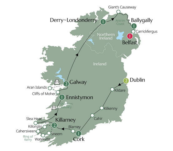 Brendan Vacations Ireland Tours | 2026-2027 Seasons