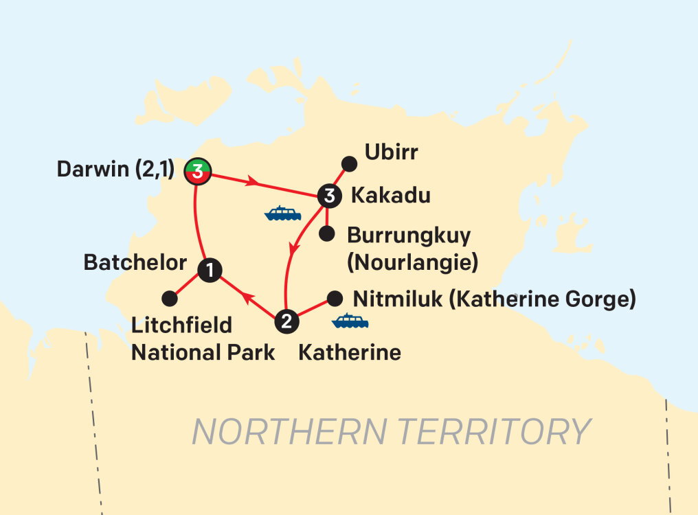 Top End Discovery - Bunnik Tours (10 Days From Darwin to Darwin)