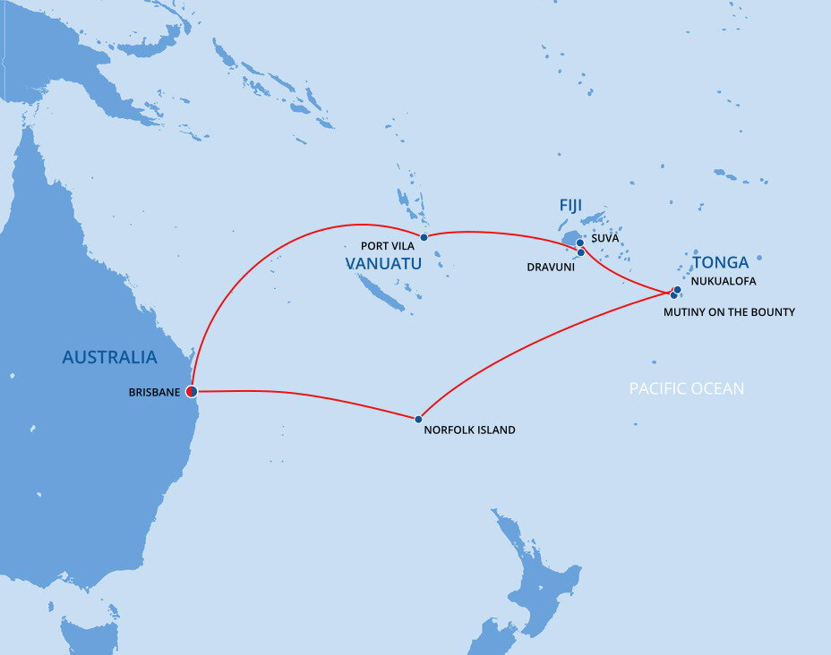 Fiji & South Pacific - Carnival (14 Night Roundtrip cruise from Brisbane)