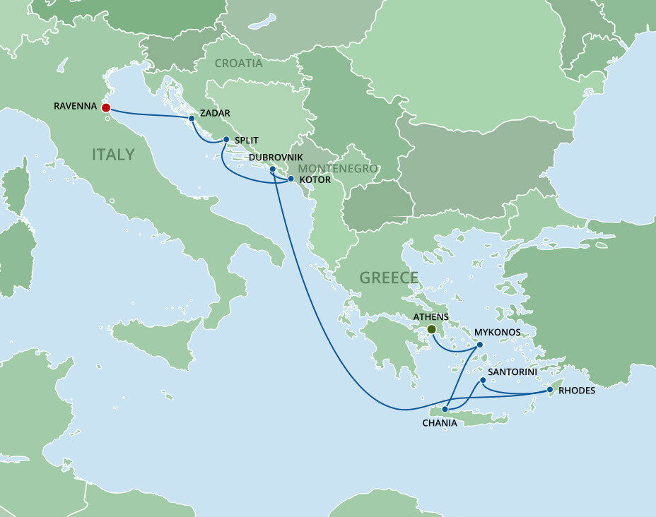 Greek Isles & Adriatic - Celebrity Cruises (11 Night Cruise from Athens ...