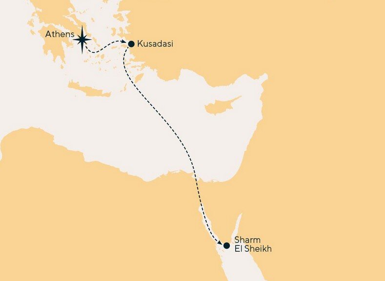 Lavrion - Sharm El Sheikh - Celestyal Cruises (4 Night Cruise from ...