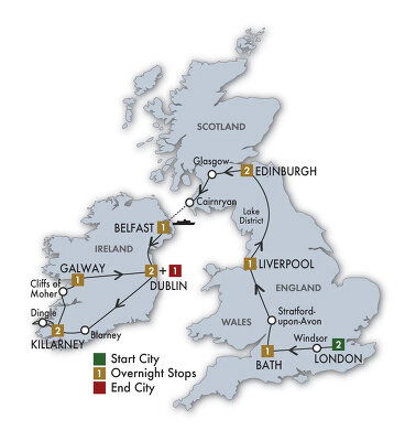 CIE UK & Ireland Tours - 2025 & 2026 Seasons