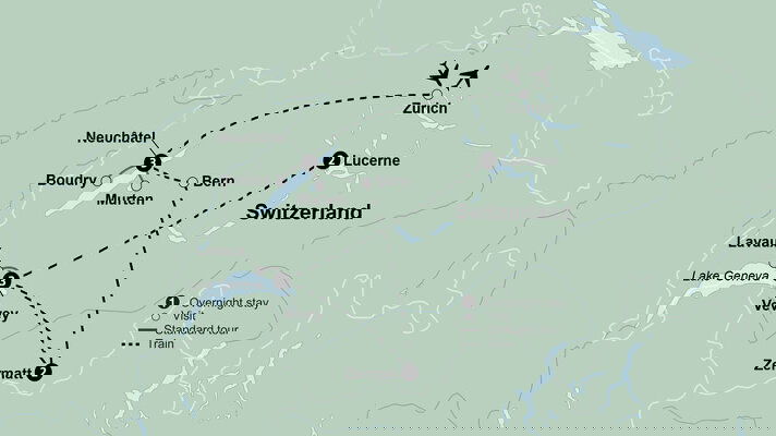 Swiss Rail Journeys - Switzerland Train Tours - 2025 & 2026 Seasons