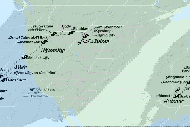 Collette National Parks Tours - 2025-2027 Seasons