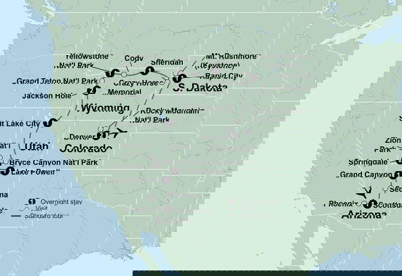 Collette National Parks Tours - 2025-2027 Seasons