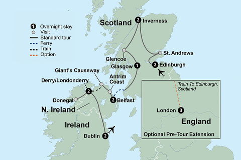 Collette UK & Ireland Tours - 2025-2027 Seasons