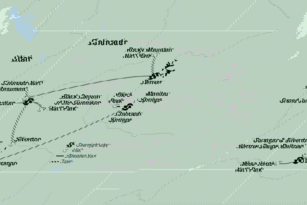 Colorado Rockies - Collette (9 Days From Denver to Colorado Springs)