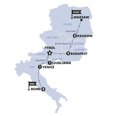 Contiki Europe Tours - 2025 & 2026 Seasons