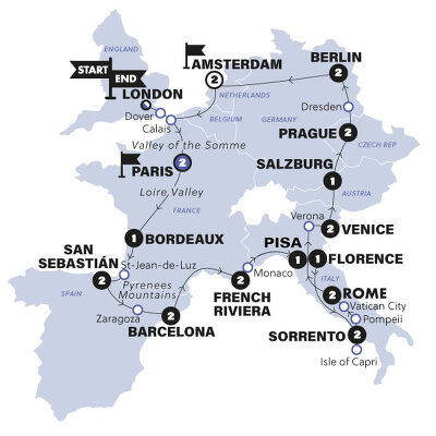 Contiki Tours - 2025-2028 Seasons