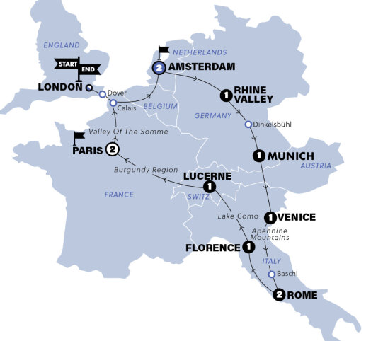 Contiki Europe Tours - 2025 & 2026 Seasons