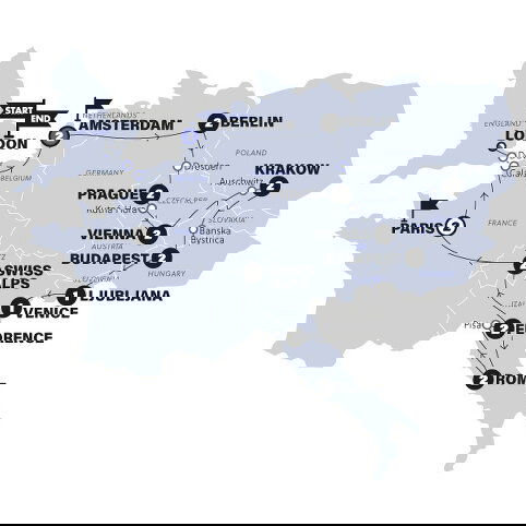 Contiki Tours starting in London | 2025-2027 Seasons