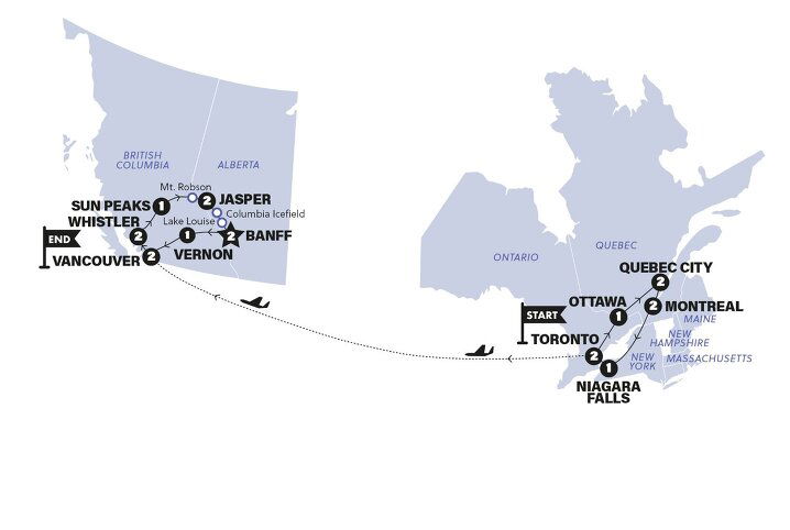 Contiki Canada Tours - 2025-2027 Seasons