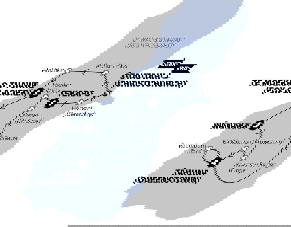 Active New Zealand - Contiki (9 Days From Christchurch to Christchurch)