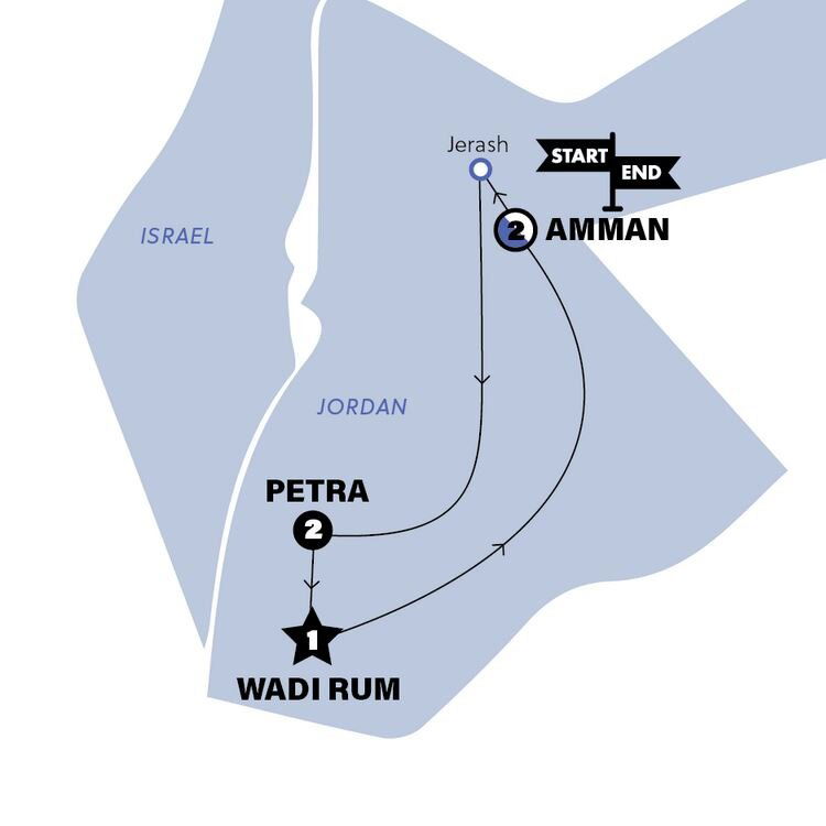 Jordan Uncovered - Contiki (6 Days From Amman to Amman)