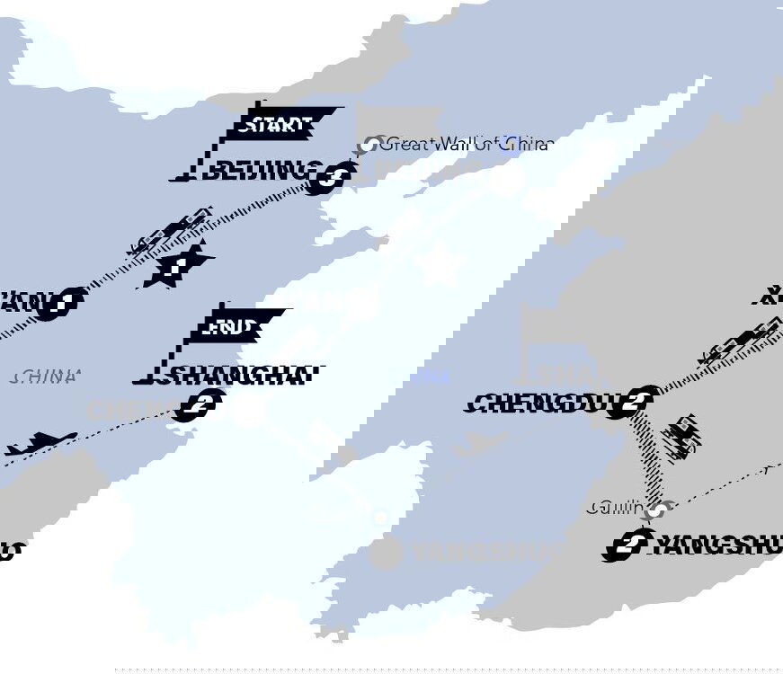 China Adventure - Contiki (12 Days From Beijing to Shanghai)