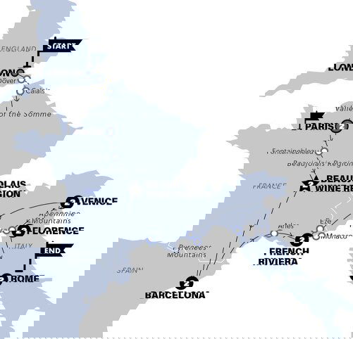 Contiki Tours Starting In London - 2025-2027 Seasons