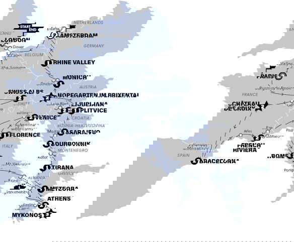 Contiki Tours Starting In London - 2025-2027 Seasons