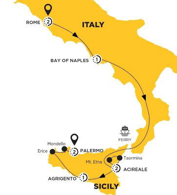 Southern Italy Tours & Trips - 2023-2025 Seasons