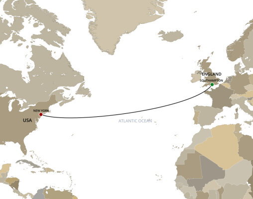 Cruises from England to USA - 2025-2027 Seasons