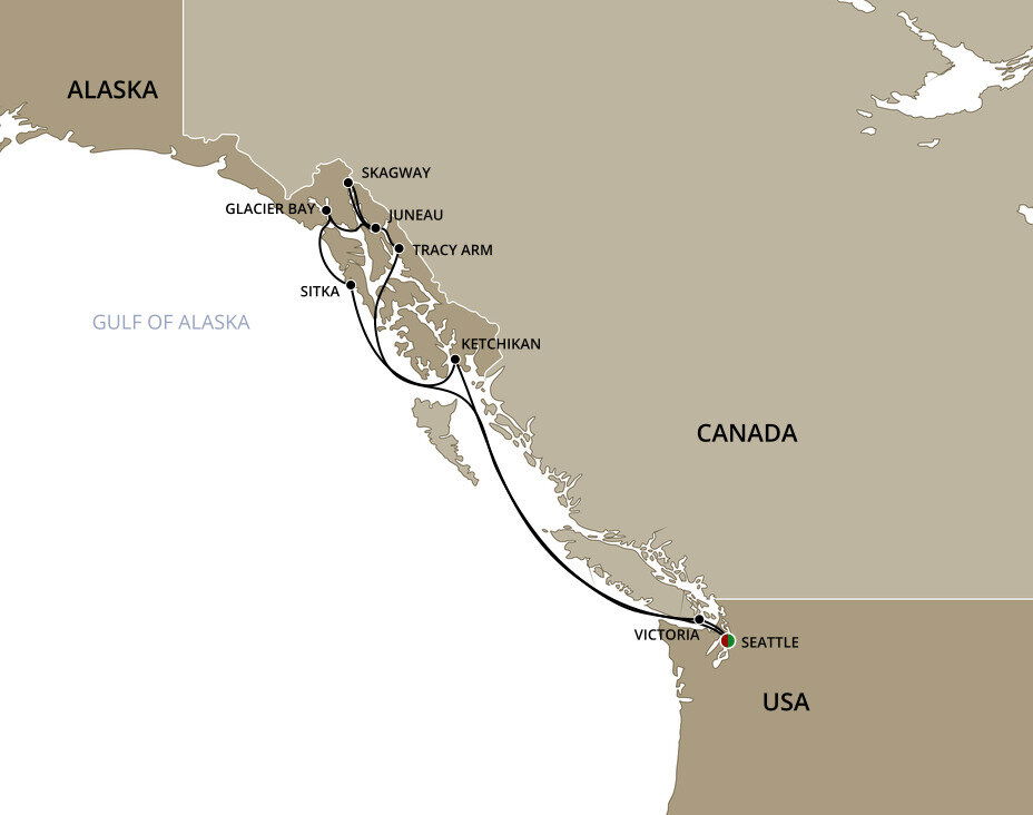 Alaska - Cunard (10 Night Roundtrip Cruise from Seattle)