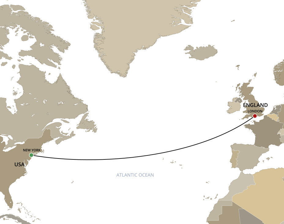 Eastbound Transatlantic Crossing - Cunard (9 Night Cruise from New York ...