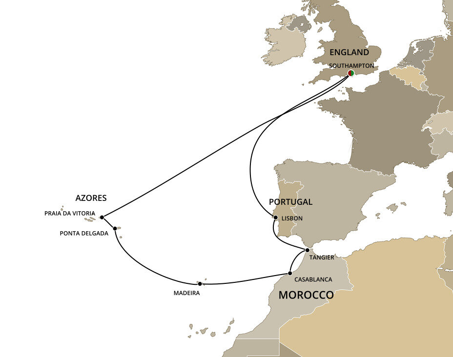 Portugal And Morocco - Cunard (16 Night Roundtrip cruise from London)