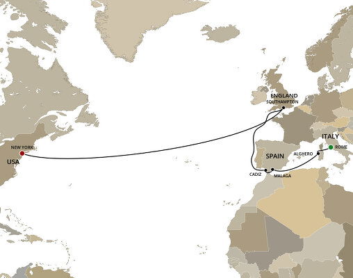Transatlantic Cruises - 2023-2026 Seasons