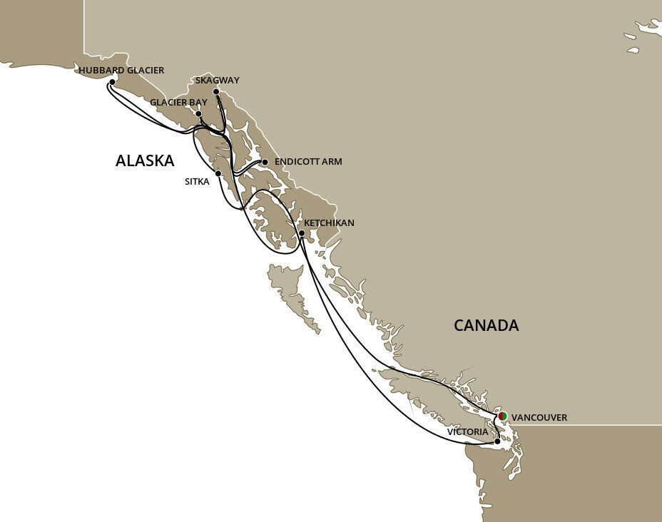 Alaska - Cunard (10 Night Roundtrip Cruise from Vancouver)